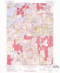 1968 Map of Pontiac South, Oakland County, MI — High-Res | Pastmaps